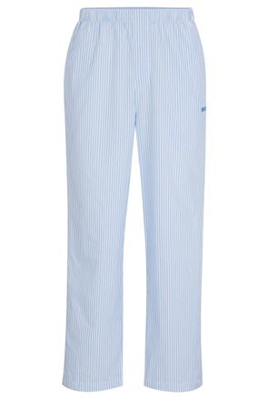 BOSS Herren Stripe Pants Schlafanzughose, Open Blue470, XXL EU