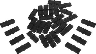 BESPORTBLE 30 St&uuml;ck Kunststoff Vierkantrohr 2 Wege Verbinder 10 X 20mm Flachrohr M&ouml;belverbinder f&uuml;r Stabilen Selbstgemacht Rahmenaufbau und Unsichtbare Verbindun