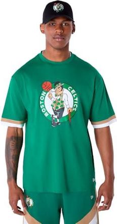 New Era T-shirt surdimensionné NBA Panel Boston Celtics - Vert, vert, L