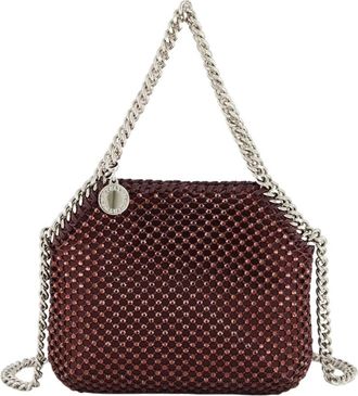 Stella McCartney Femme, Sacs, Brun, Taille: ONE Size Falabella Tiny Crystal Tote