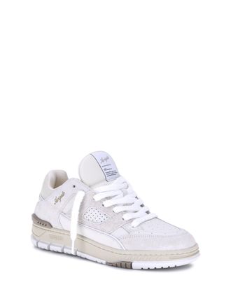 Axel Arigato Mens Area Lo Fluffy Sneakers Beige