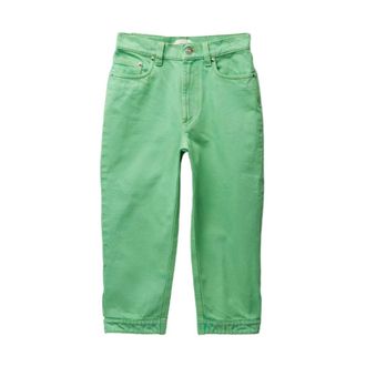 Versace Femme, Jeans, Vert, Taille: W27 Jean Capri