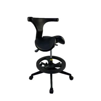 Generic Sattelhocker mit R&auml;dern, drehbar, verstellbar, rollbar, ergonomischer Stuhl, 440 Pfund Tragkraft, geeignet for Friseure, Salons und Tattoo-Shops