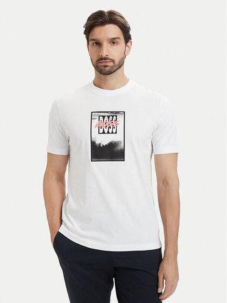 HUGO BOSS T-Shirt 50561846 Wei&szlig; Regular Fit