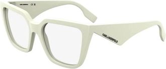 Karl Lagerfeld Femme, Accessoires, Blanc, Taille: 54 MM Optical Frame