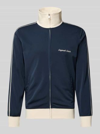 Jack & Jones Slim Fit Sweatjacke mit Logo-Stitching Modell Niagara