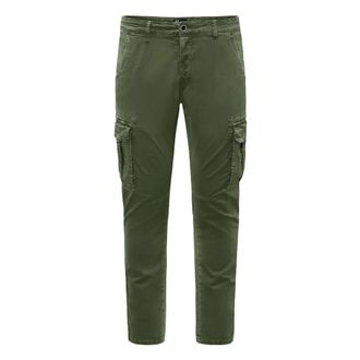 Bomboogie Homme, Pantalons, Vert, Taille: W40 Pantalon cargo slim avec poches &agrave; soufflet lat&eacute;rales