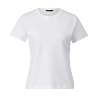 Windsor Baumwoll T-Shirt Komfort Stil - - Tops - Damen - Wei&szlig; - XS
