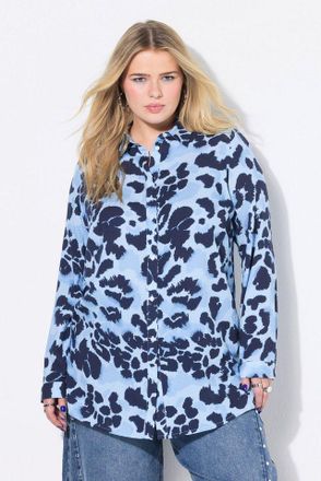 STUDIO UNTOLD Longbluse Hemdbluse Boxy Shape Leo