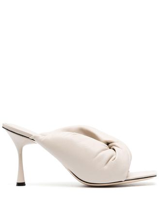 Studio Amelia mules Croissant 100 mm - Tons neutres