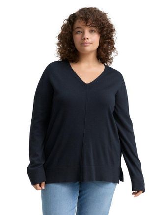 Tom Tailor Strickpullover mit Ziernaht