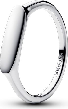 Pandora Moments Gravierbarer Stabring aus Sterling Silber, Größe: 54, 193986C00-54