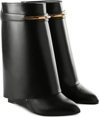 Givenchy bottines Shark Pinch en cuir - Noir