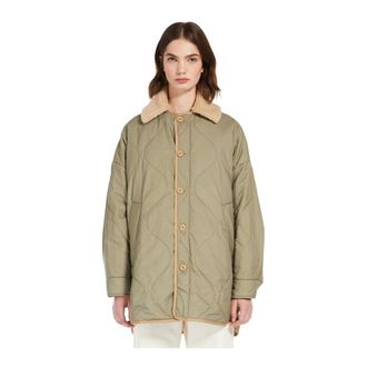 Max Mara Femme, Vestes, Vert, Taille: 42 FR Drava Reversible Jacket