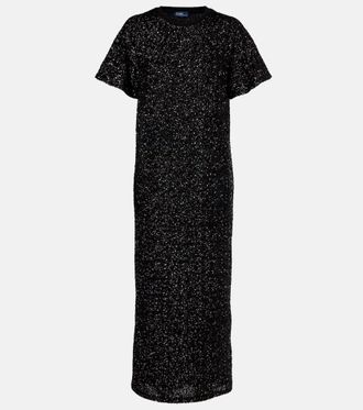 Polo Ralph Lauren Maxikleid mit Pailletten