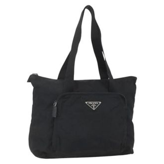 Prada unisex, Pre-owned, Noir, Taille: ONE Size Sac cabas en nylon Pre-owned