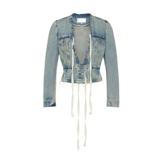 Maison Margiela Veste en jean - Femme - Vestes - Bleu - Taille: 36 FR