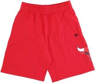 New Era kurze Hosen Anzugba gewaschene Packteam Logoshort Chibul - - Shorts - Herren - Rot - XL