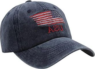Generic Casquette de baseball taille r&eacute;glable pour course &agrave; pied et activit&eacute;s de plein air, bleu marine, Taille unique
