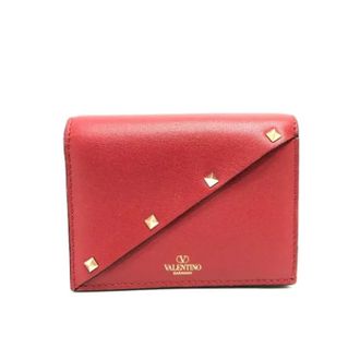 Valentino Pre-owned Cuir petite-maroquinerie - Femme - Pre-owned - Rouge - Taille: ONE Size