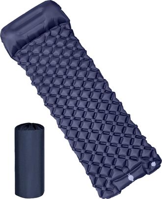 Generico Aufblasbare Campingmatte | Blow Up Camping Bed | Portable Hiking Air Pad | Lightweight Mattress | Outdoor Pad zum Wandern, Backpacking und Zelten - Si