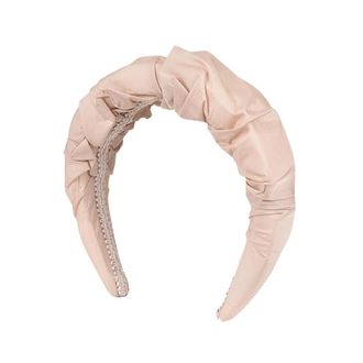 Red Valentino Femme, Accessoires, Beige, Taille: ONE Size Serre-tête en nylon rose poudré