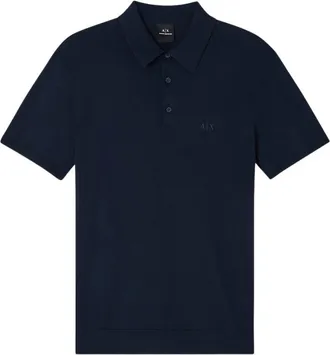 A|X Armani Exchange Homme, Tops, Bleu, Taille: XL Polo en coton