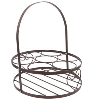 BESPORTBLE Edelstahl Biertr&auml;ger Bierflaschenhalter mit Tragegriff Rostfrei Praktisch f&uuml;r Party Bar und Alltag Beer Organizer Flaschenst&auml;nder Robust und Leicht zu