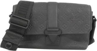 Louis Vuitton Pre-owned Taurillon Monogram S Cape Messenger Bag - Femme - Pre-owned - Noir - Taille: ONE Size