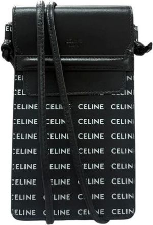 Celine Pre-owned Sac bandouli&egrave;re en cuir 10G332 - Femme - Pre-owned - Noir - Taille: ONE Size