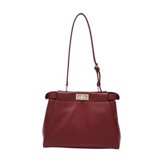 Fendi My Peekaboo Small - - Bags - Damen - Rot - ONE SIZE