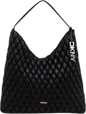 DKNY Dkny - Paula Hobo Bag - Femme - Sacs - Noir - Taille: ONE Size