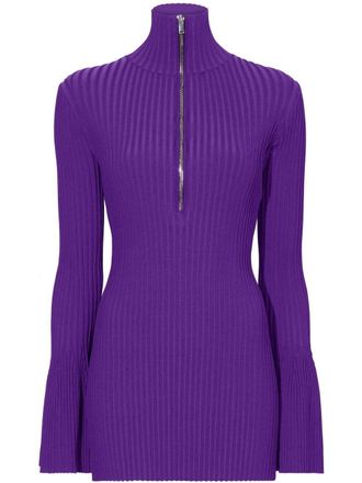Proenza Schouler Geripptes Strickoberteil - Violett