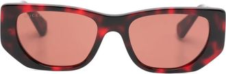 Gucci Klassische Cat-Eye-Sonnenbrille - Rot