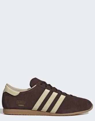 adidas Originals Paris Sneaker in Kaffeebraun und Beige