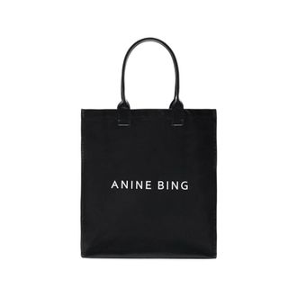 Anine Bing Leonie Coated Canvas Tote