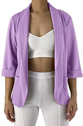 JOPHY & CO. Blazer pour femme avec poches (référence : 5572), lilas, XL