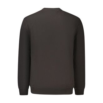 Tommy Hilfiger Logo-Print Cotton Sweatshirt - Black