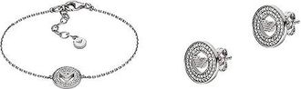 Emporio Armani Bracelet et boucles doreilles pour femmes - argent sterling