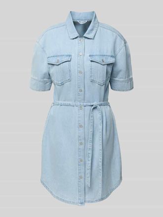 DKNY Jeanskleid mit Bindegürtel und 1/2-Arm