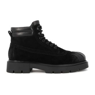 Kazar Kazar Isolierte Wildleder-Stiefeletten mit Lederkragen - - Shoes - Herren - Schwarzk - 43 EU