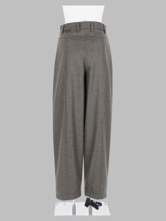 Moncler Virgin Wool Loden Trousers - Green