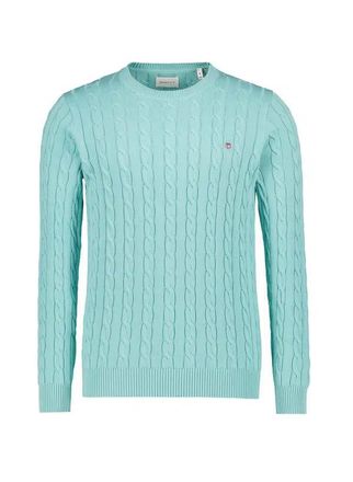 GANT Herren Pullover gr&uuml;n unifarben