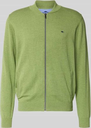 Fynch-Hatton Cardigan mit Stehkragen und Rei&szlig;verschluss