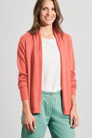 Hempage Hempage Damen vegan Strickjacke Lightweight Pfirsich