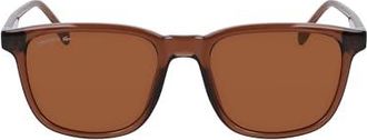 Lacoste Lunettes de Soleil L6029S 210 TRANSPARENT BROWN 53/19/145 Homme