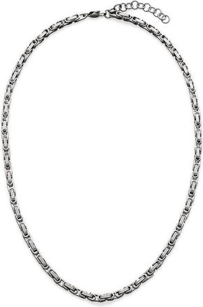 s.Oliver Herren Necklace - Halskette aus mattiertem Edelstahl - Silber - Verstellbar bis 55 cm - wasserfest & hautfreundlich