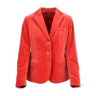 Aspesi Blazer mit Knopfleiste vorne und Schlitz hinten - - Jackets - Damen - Rot - M