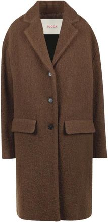 Jucca Femme, Manteaux, Brun, Taille: 40 FR Manteau &Eacute;l&eacute;gant pour Femmes