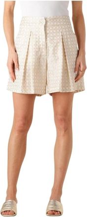 Greek Archaic Kori Damen, Shorts, Wei&szlig;, SGr&ouml;&szlig;e